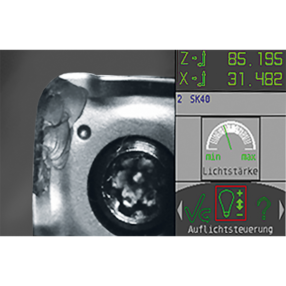 Cutting edge inspection for tool pre-setting device with ...
