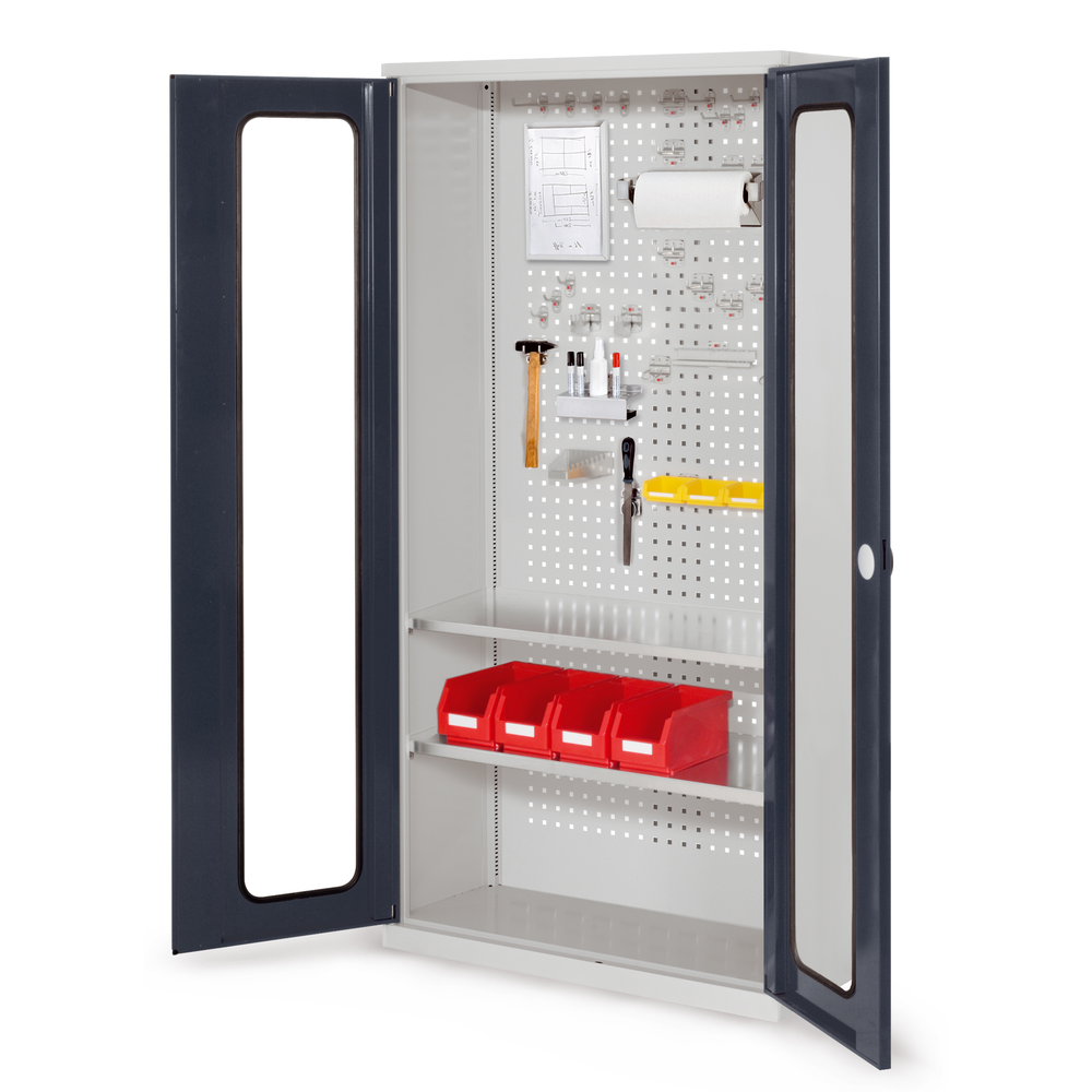 RasterPlan Werkzeugschrank Mod 5 410 H1950 x B1000 x T410 mm RAL 7035/ ...