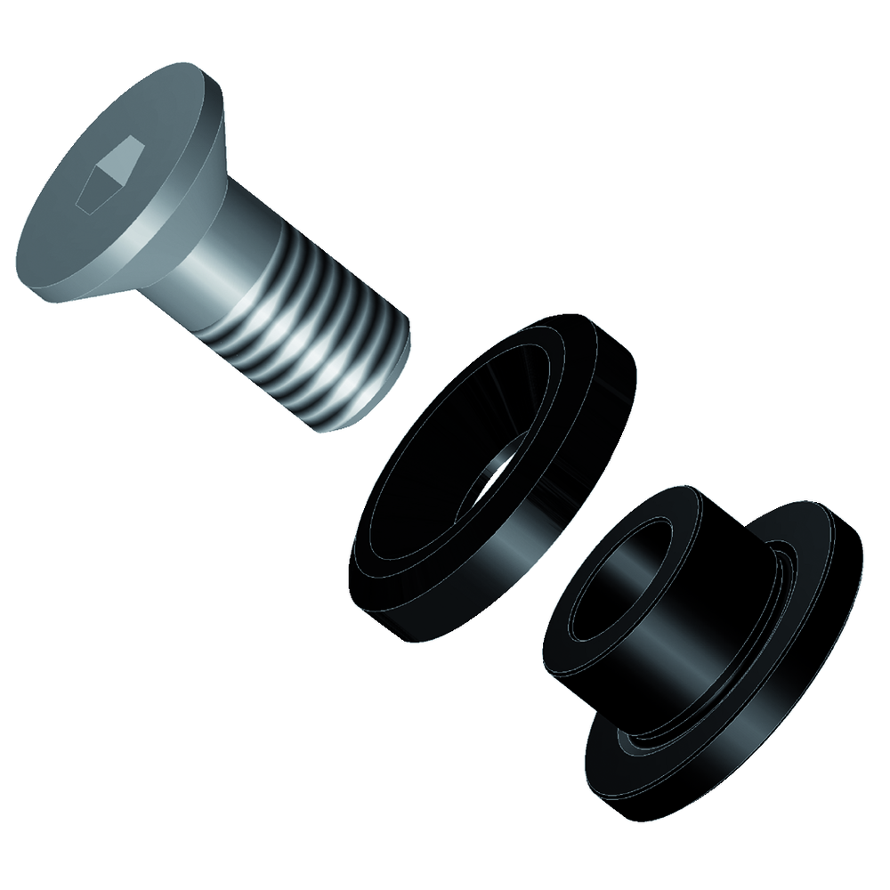 Runner pin 6x20 mm made of carbide with radius notch | SARATOOLS