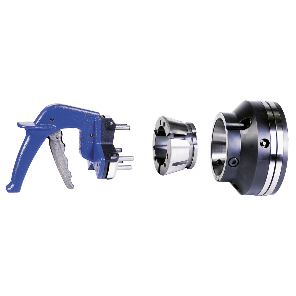 Collet chuck, power-operated DHP65-A5 (for clamping head 65mm), short ...