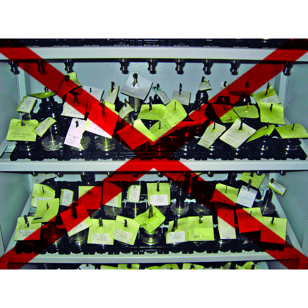 Data holder Easy-tag SK50/HSK100 red | SARATOOLS