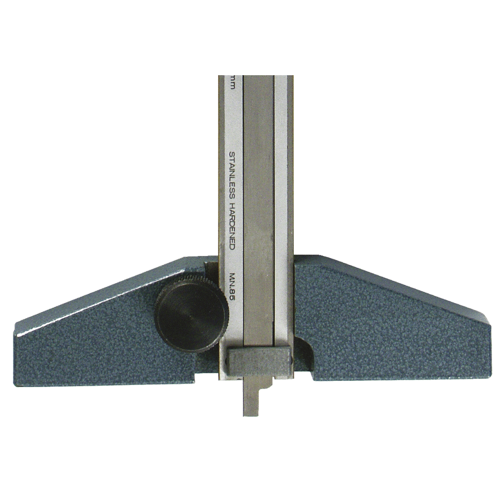 Depth gauge base 100x12mm for calliper gauge with measuring range up to ...