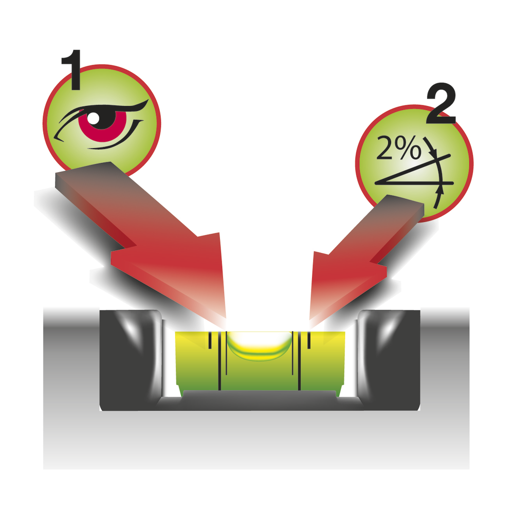 Spirit level 400mm lightweight metal with magnetic base | SARATOOLS