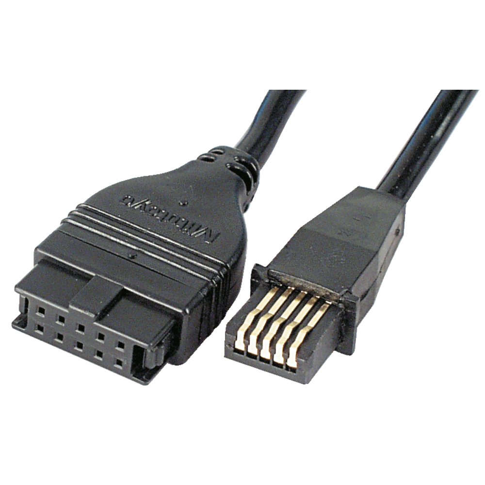 Signal cable type F, 1m, straight | SARATOOLS