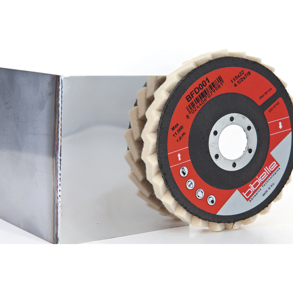 Felt serrated disc BFD002 127x22 mm | SARATOOLS