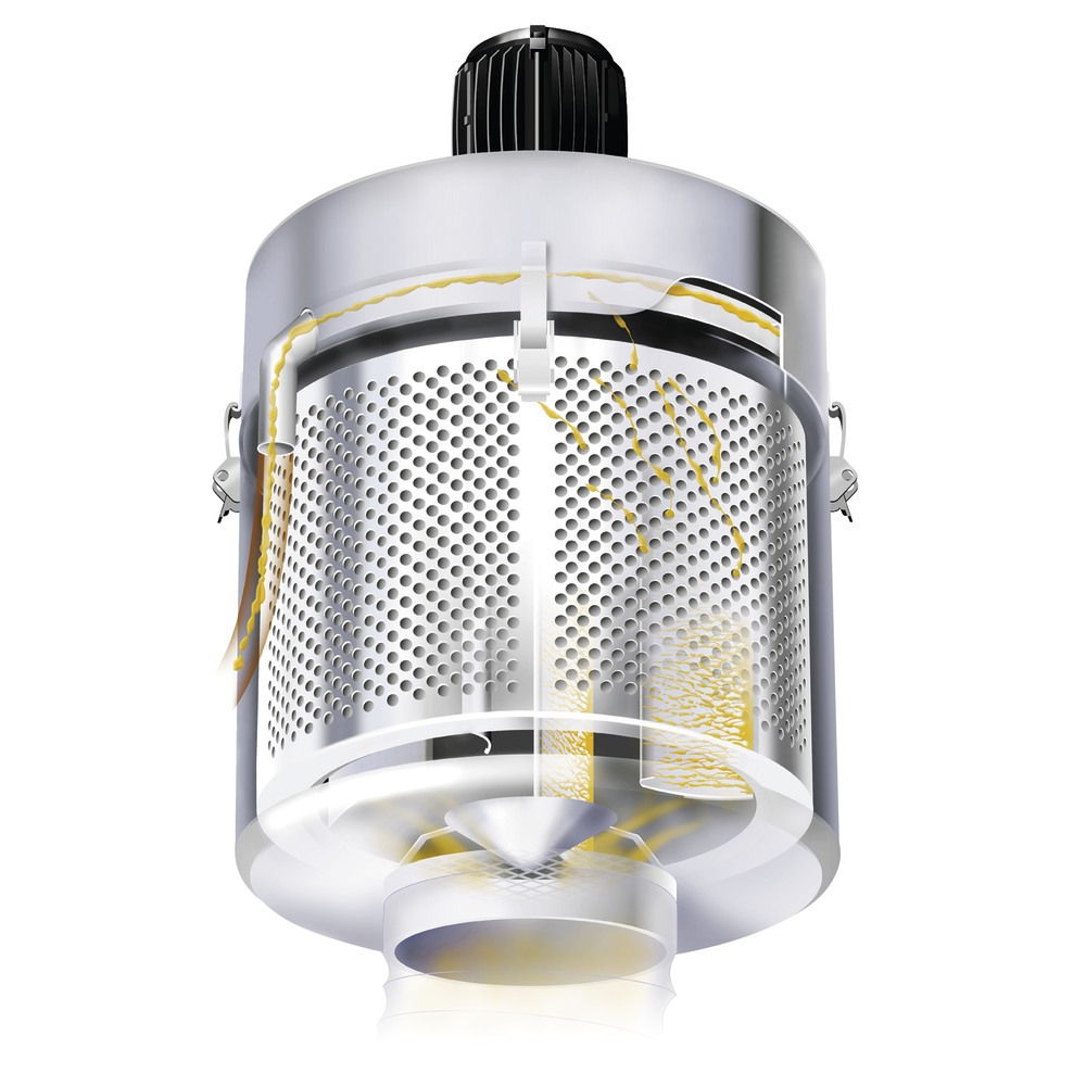 Oil mist filter S200 RAL7035 | SARATOOLS