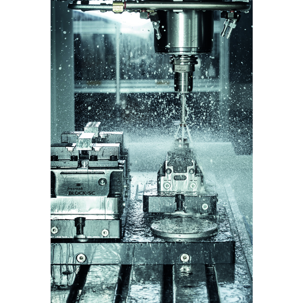 Kraftspannblock BLOCK-SC BB100mm L (langer Hub) pneum. | SARATOOLS