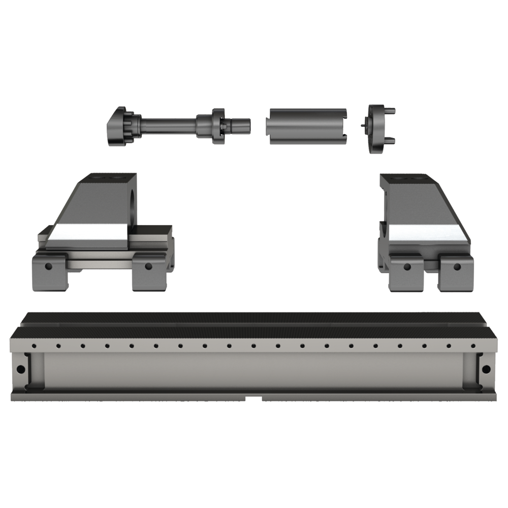 SARATOOLS.com - - 464100 Slide rails set 120 mm, without jaws