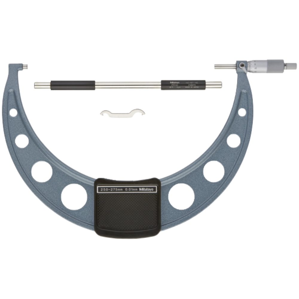 Outside micrometer 250-275mm (0,01mm) lightweight for workshop use ...