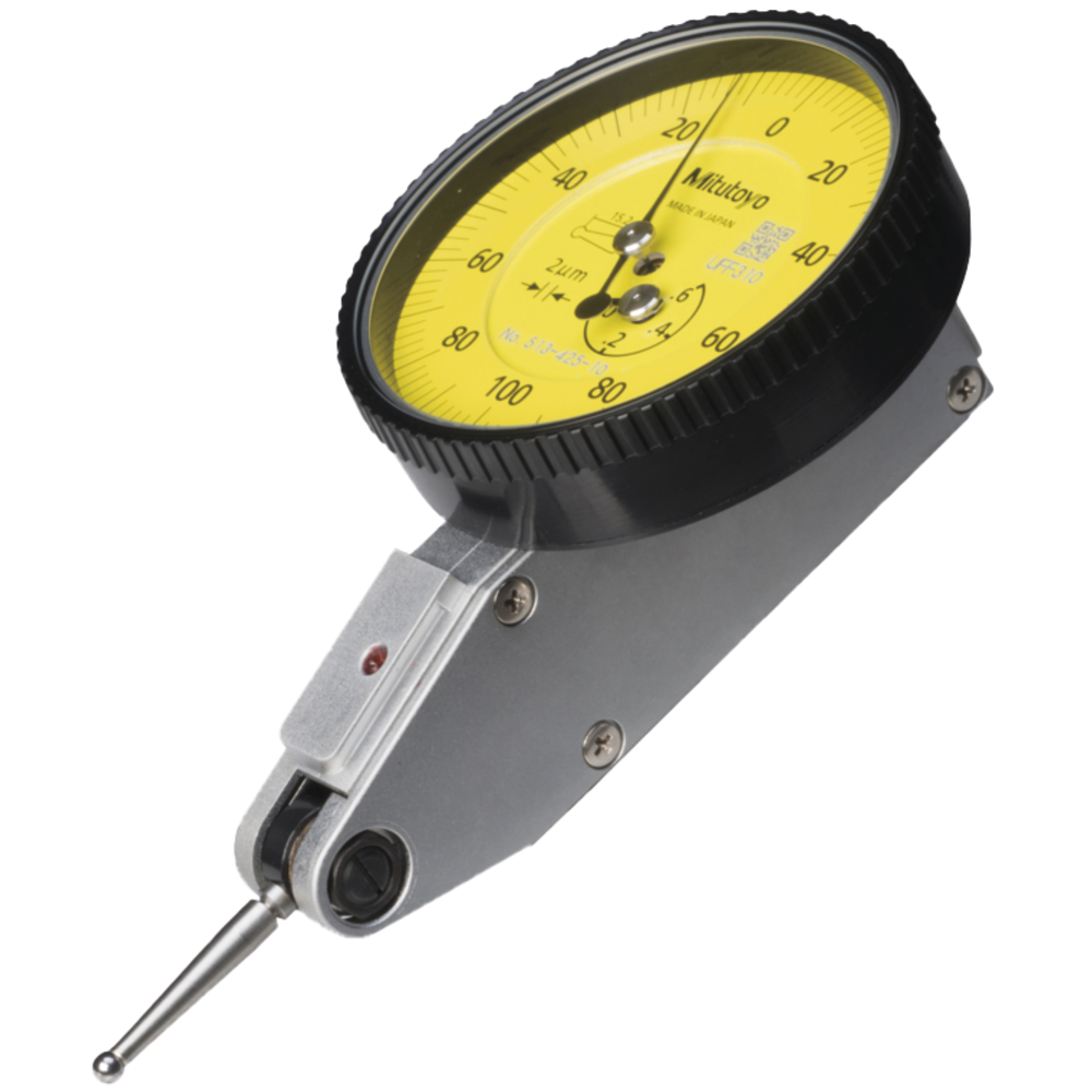 Lever dial indicator 0.6 mm (0.002 mm) scale 0-100-0, external ring 39 ...
