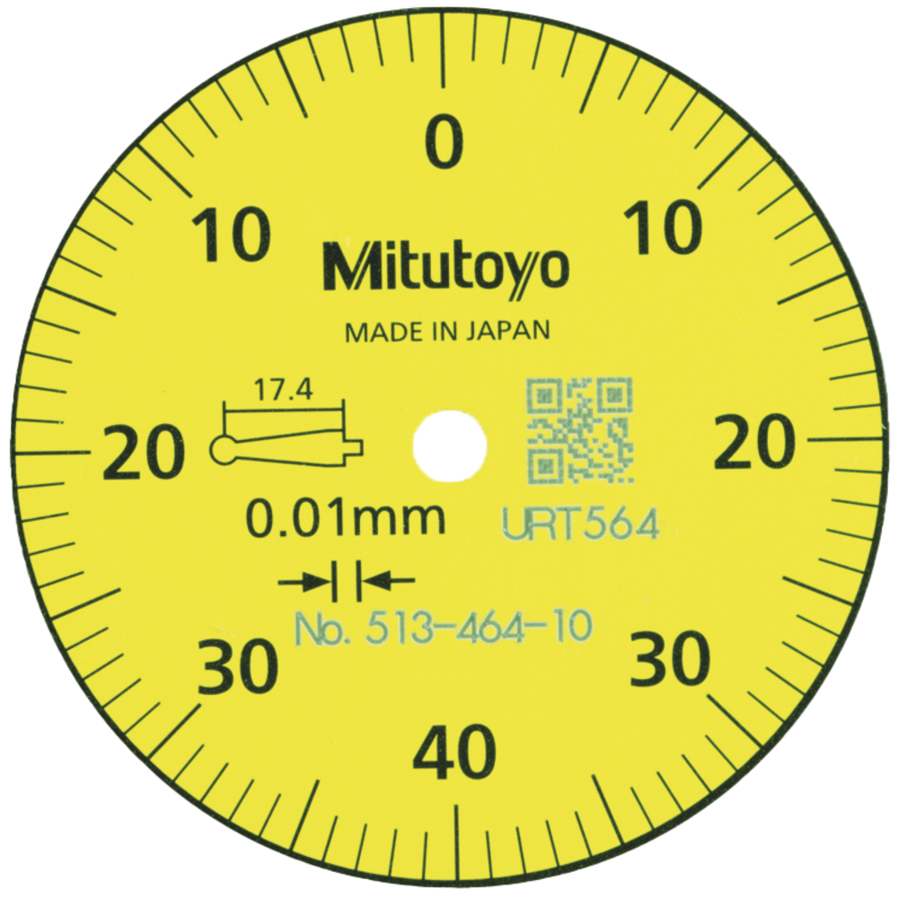 Lever dial indicator 0.8 mm (0.01 mm) scale 0-40-0, external ring 28 mm ...