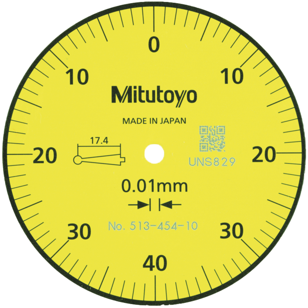 Lever dial indicator 0.2 mm (0.002 mm) scale 0-100-0, external ring 39 ...
