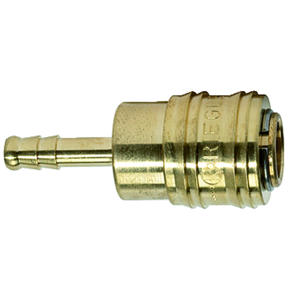 Quick-release coupling NW 7.2 “connect line”, brass blank, G 3/8 IT ...