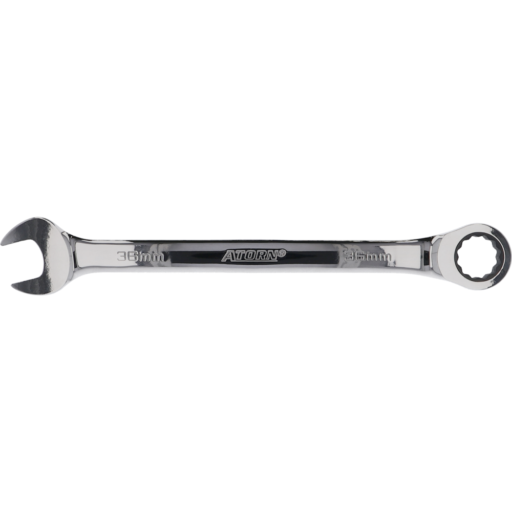 Ratcheting combination spanner 36 mm straight | SARATOOLS