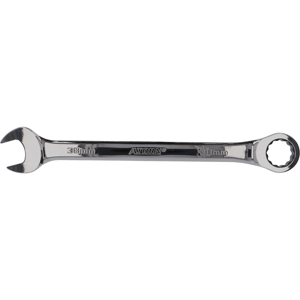 Ratcheting combination spanner 38 mm straight | SARATOOLS