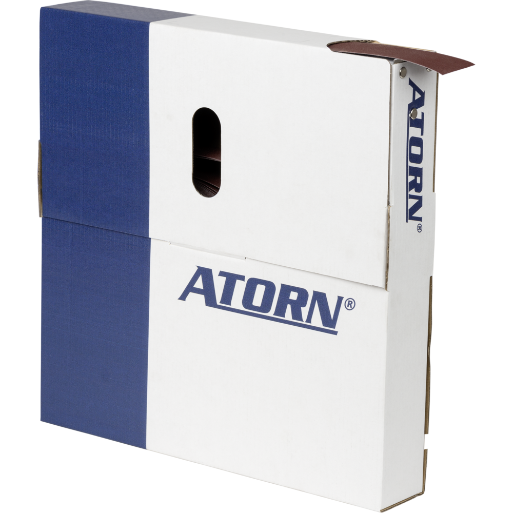 Schleifgeweberolle Korund (AO) in der Abreißbox K60 40mm x 50m | SARATOOLS