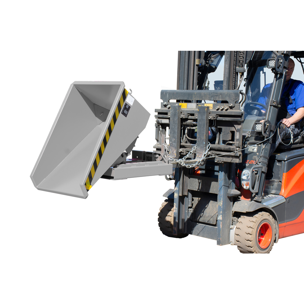 Mini chip container 150 litres, 750 kg, RAL 7005 | SARATOOLS