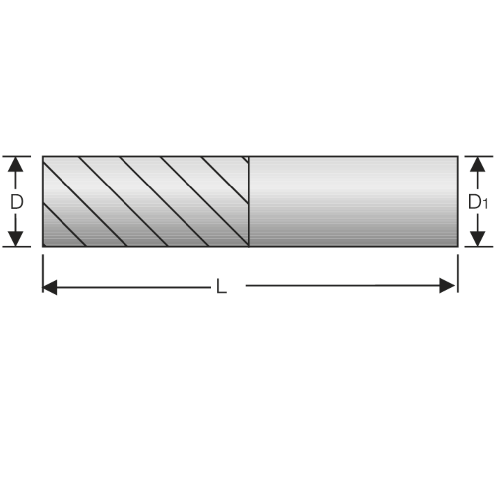Solid carbide deburring tools 90° sim. to DIN6527 10mm Z=4 HA TiAlN ...