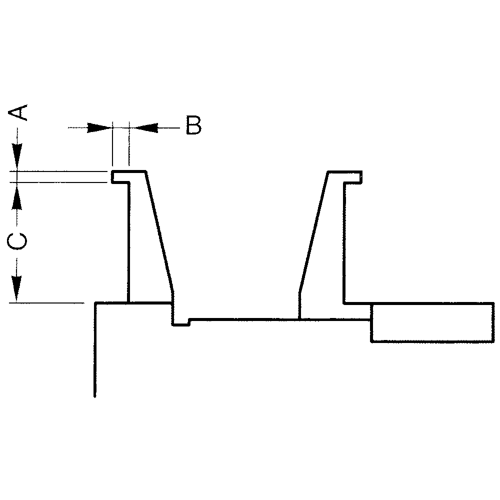 Internal slot sliding calliper, digital 10-160mm | SARATOOLS