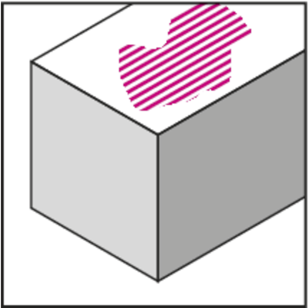 Scraper blade VHM D55 3,2x50mm, for SC handle or holder D | SARATOOLS