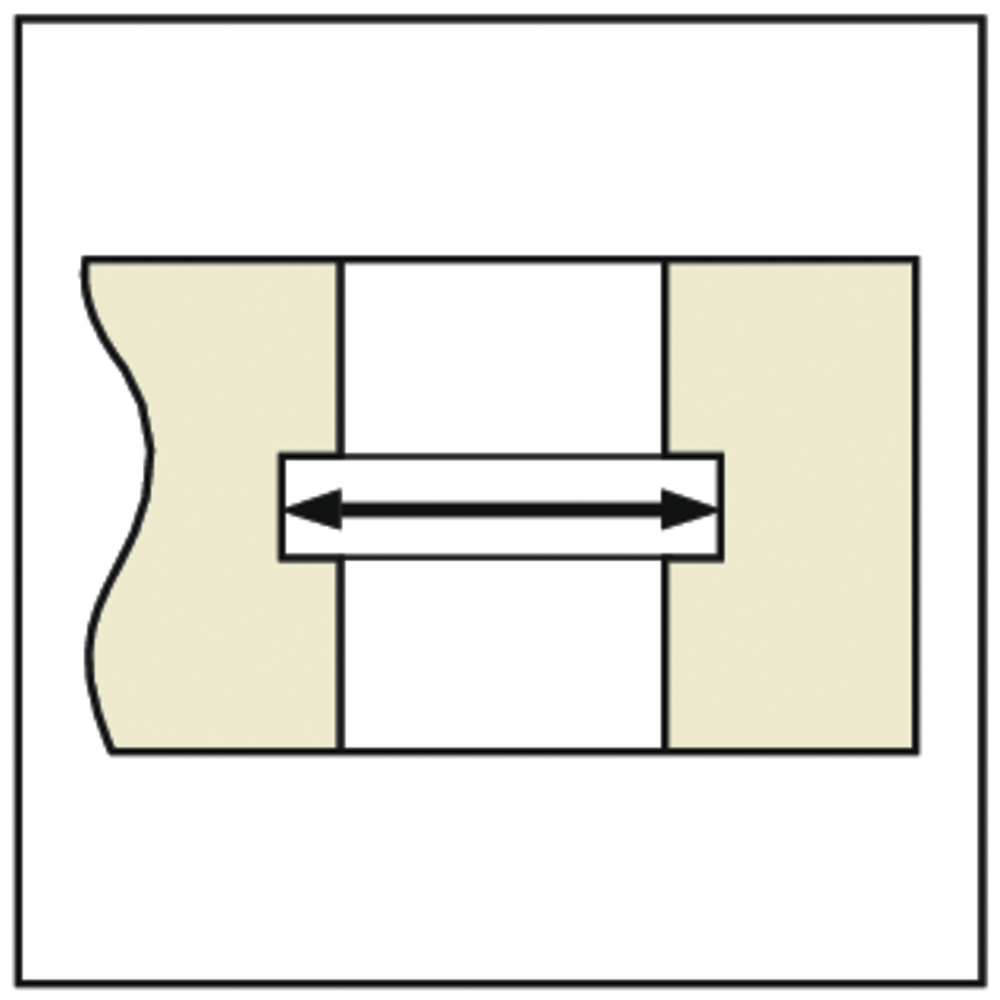 Special-purpose calliper 20-150mm (0,05mm) contact elements angled ...